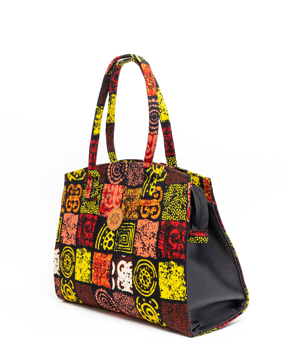 Ankara/ African print handbag Extra large beach bag | African print ba ...